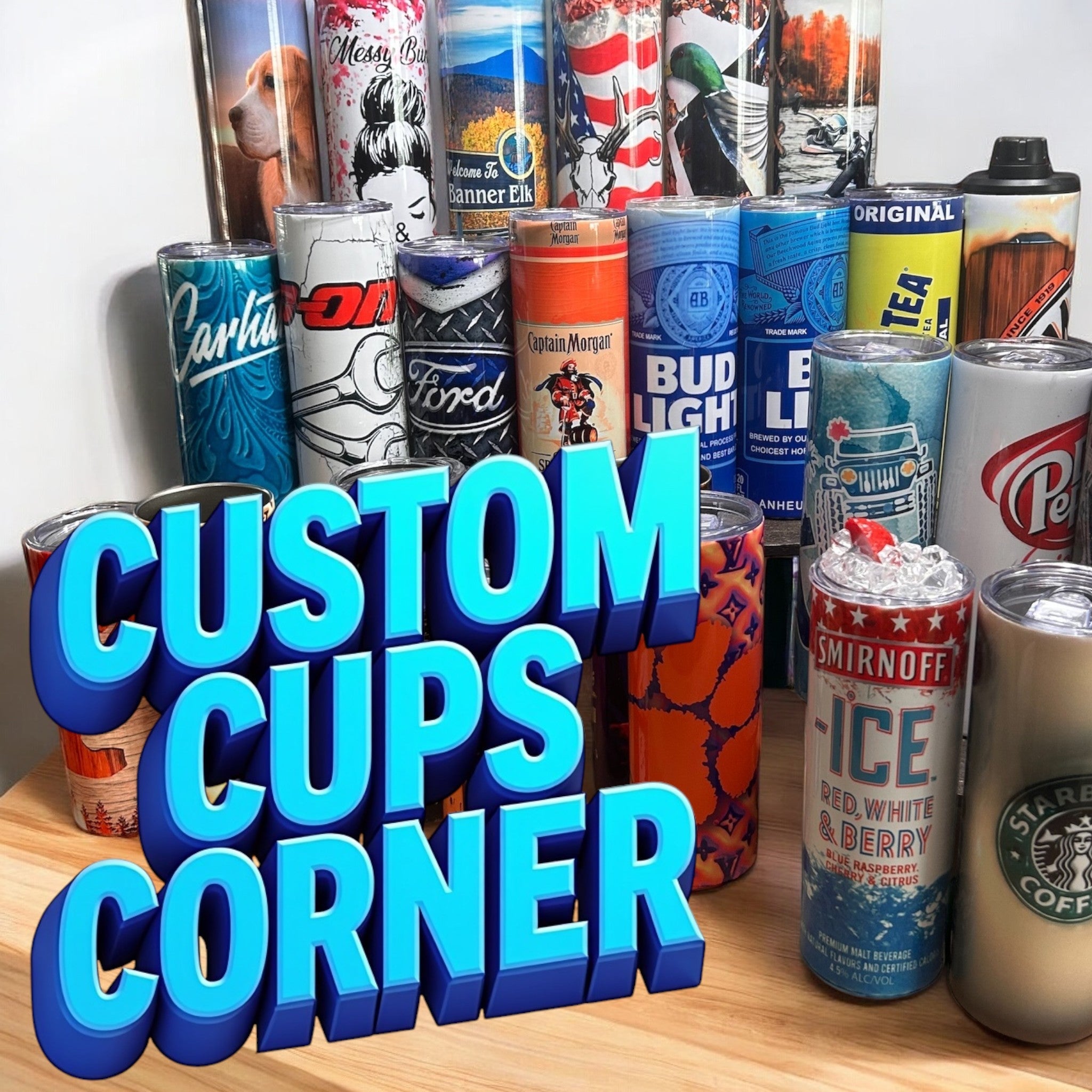 Custom Cups Corner – Salters Southern Designs